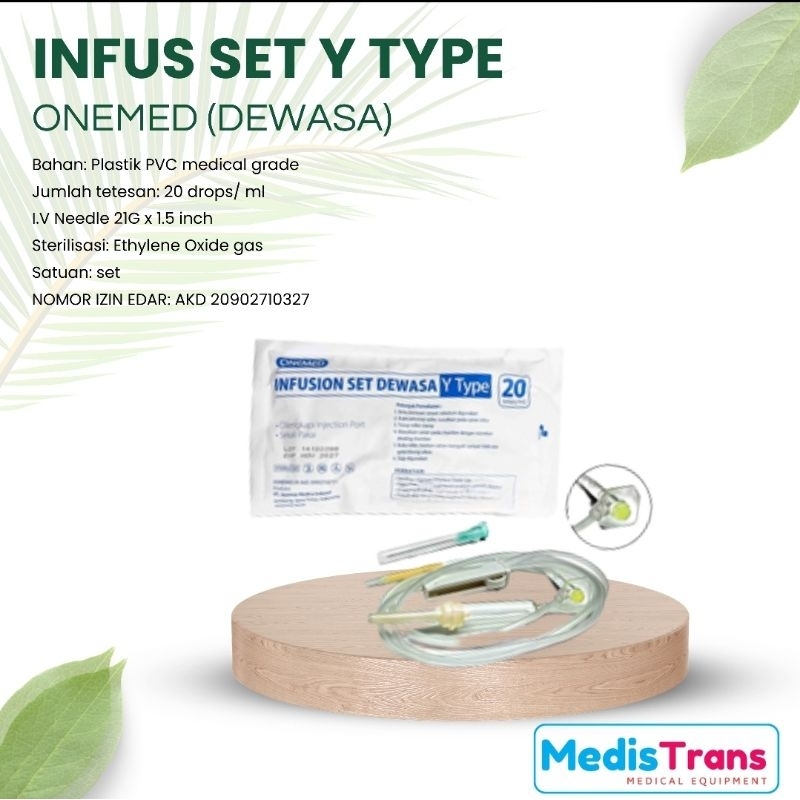 Jual Infuset Dewasa Onemed Y tipe Per Pcs | Shopee Indonesia