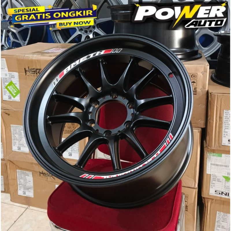 Jual Pelek Velg Mobil Venom tipe HSR AMETH 1409B Ring 18x9,5 lobang 6 ...