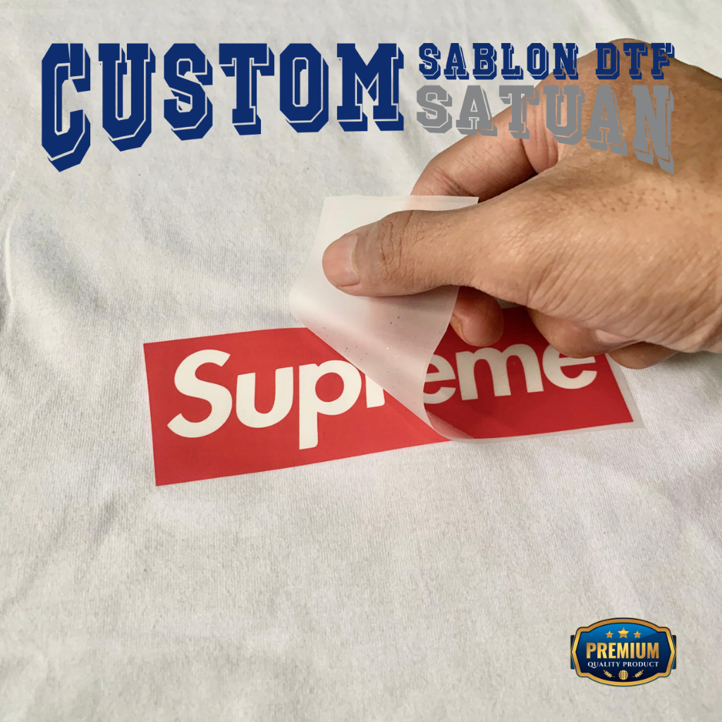 Jual [Sehari Jadi] Sablon DTF Custom Satuan / Sablon Setrika DTF Siap ...