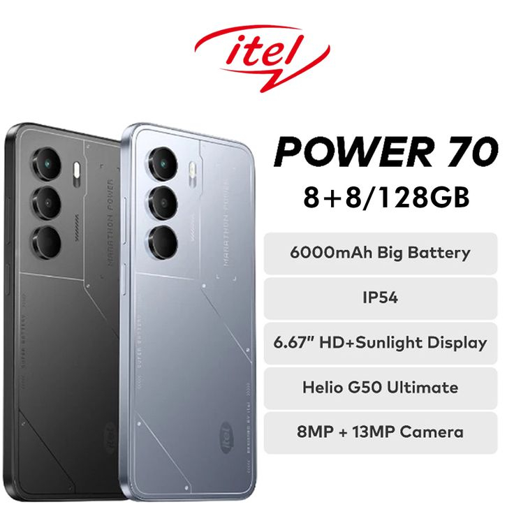 Jual i-TEL P70 8/128 MEGA BATERAI 10.000mAh (6.000mAh + 4.000mAh) RAM 8+8GB ROM 128GB + Free ...