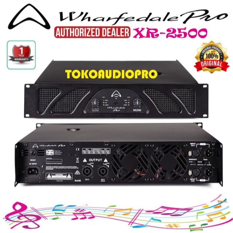 Jual Power Wharfedale XR2500 Power Amplifier Original Class H XR-2500 | Shopee Indonesia