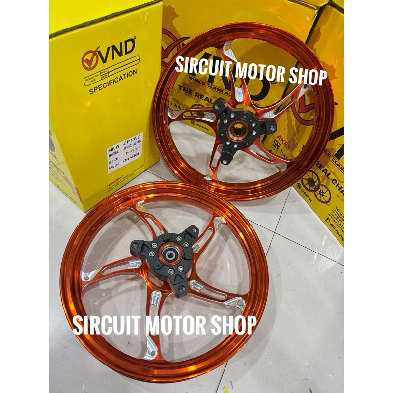 Jual VELG RACING VND NEW SPEED BINTANG LAUT AEROX NEW ALPHA TURBO / VELG VND AEROX ALPHA 2025 ...