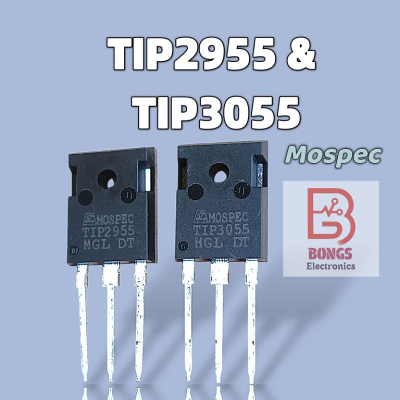 Jual Transistor Mospec TIP 2955 & TIP 3055 /TIP2955 &TIP3055 | Shopee ...