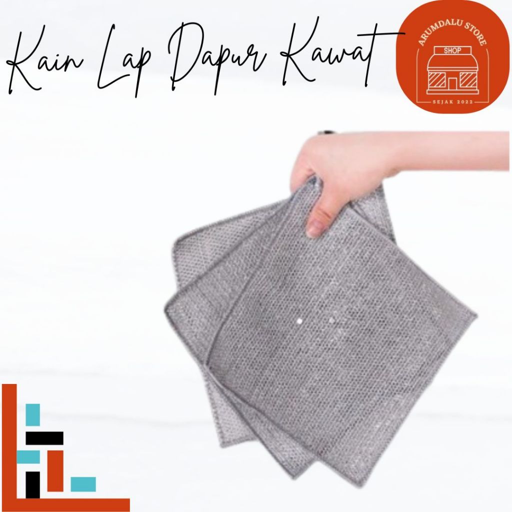 Jual KAIN LAP DAPUR KAWAT SABUT BESI SERABUT STAINLESS CUCI PIRING ...