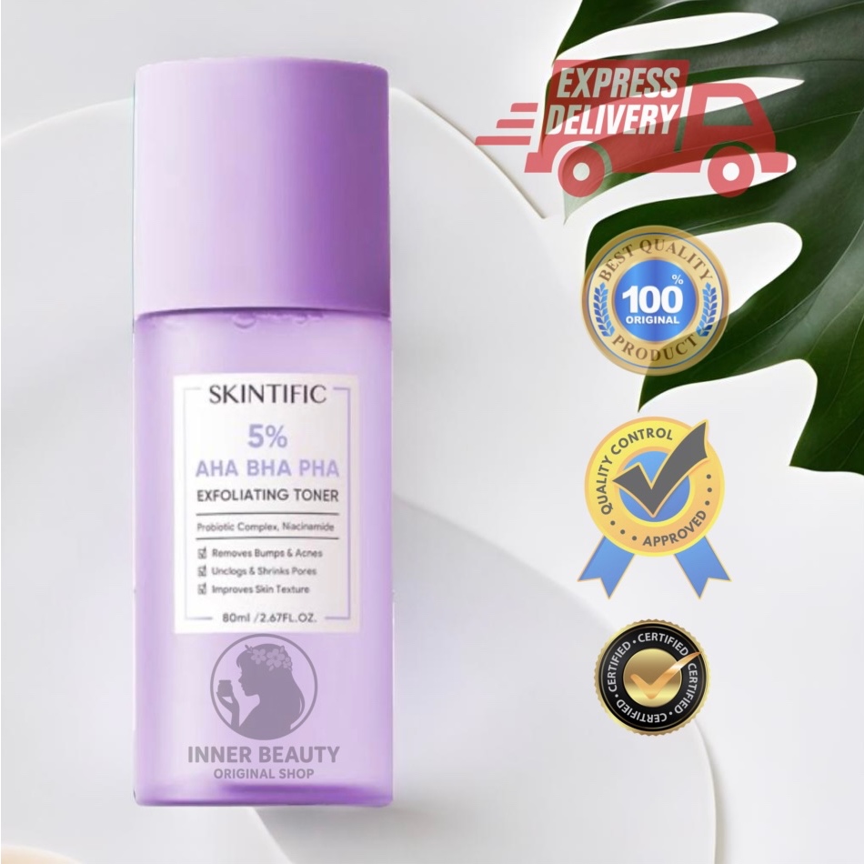 Jual Skintific 5% AHA BHA PHA Exfoliating Toner | Shopee Indonesia