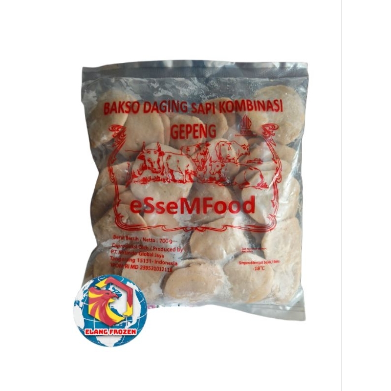 Jual Essem Food Bakso Daging Sapi Gepeng 700gr | Shopee Indonesia