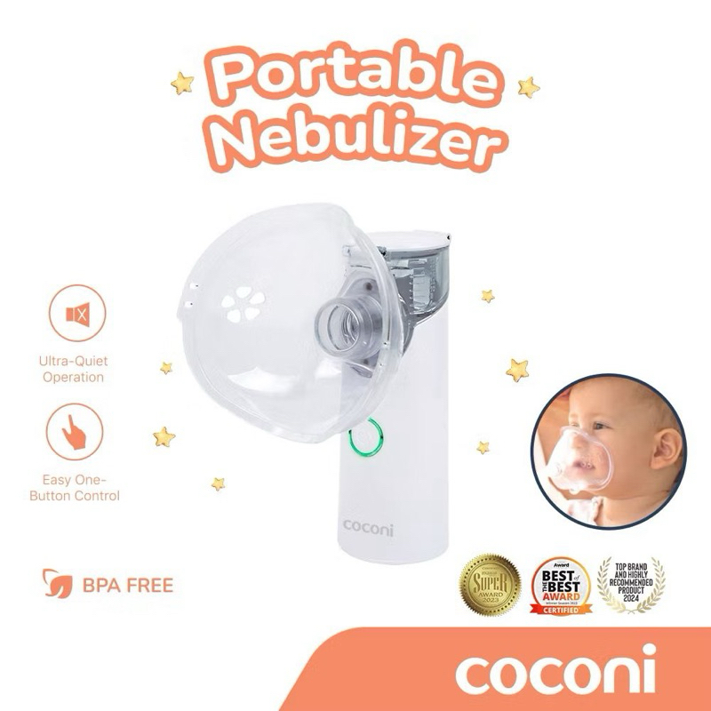 Jual Coconi Portable Nebulizer Bayi Adult / Alat Uap Hening USB ...