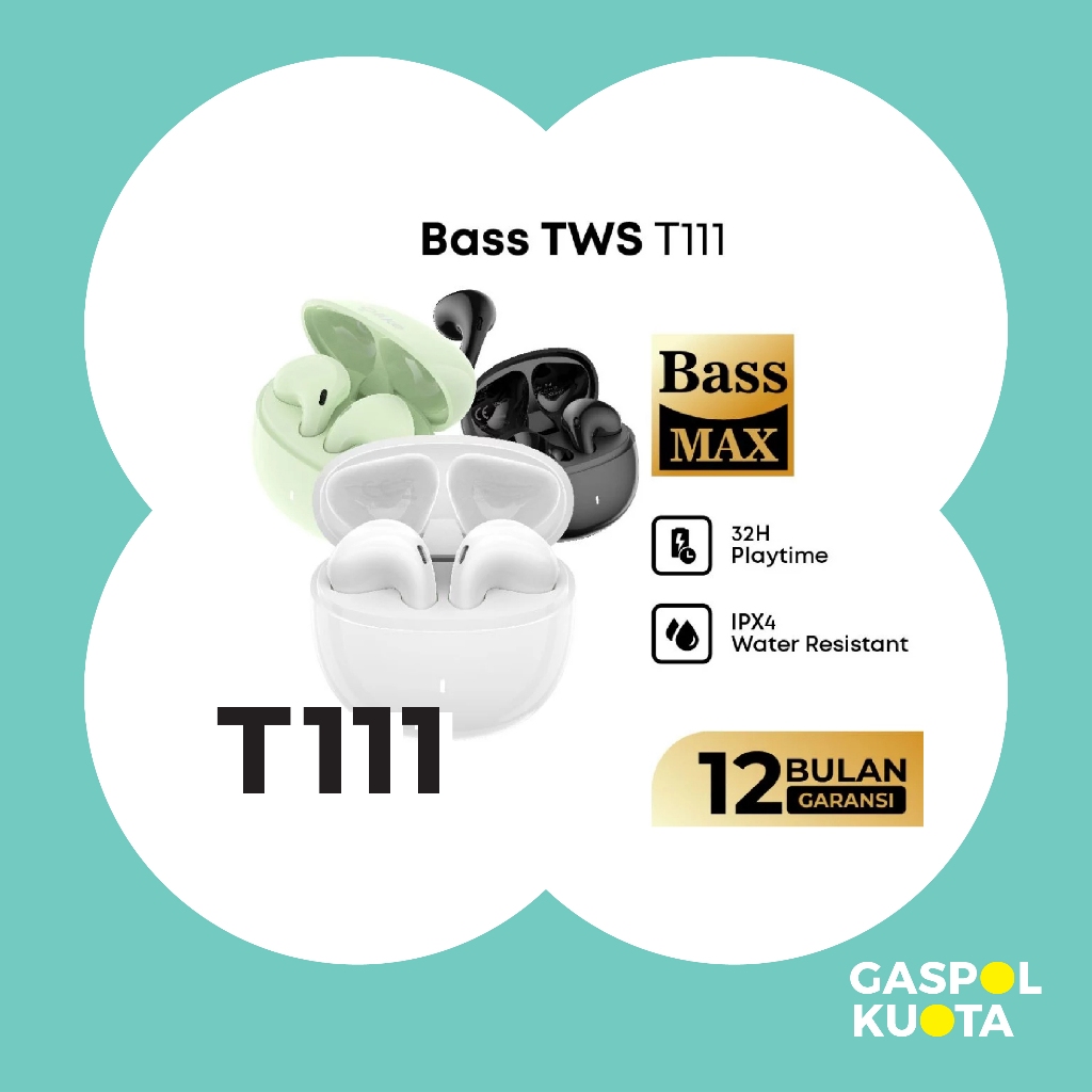 Jual Olike TWS T111 Earbuds Earphone Bluetooth Headset Hifi Sound Quality Long Standby Garansi ...