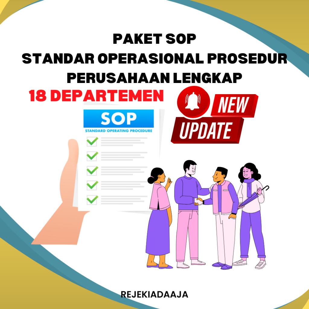 Jual (15) Paket SOP ( Standar Operasional Prosedur ) Perusahaan Lengkap ...