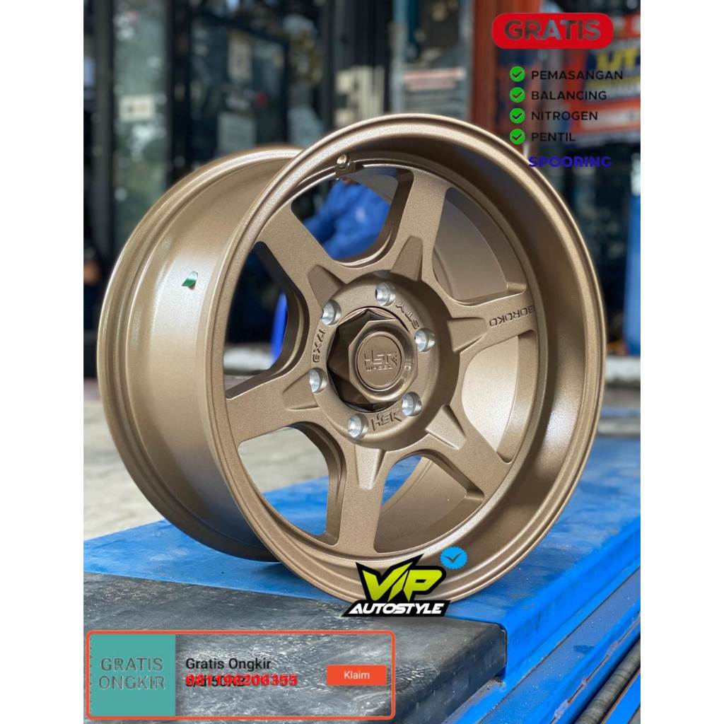 Jual VELG R17 RACING MOBIL PAJERO, FORTUNER, TRITON, HILUX HSR STY RING 17 H6X139,7 - TOKO VELG ...