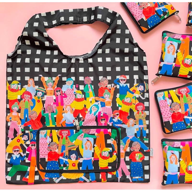 Jual Shopping Bag Ideku Handmade Fancy Faces | Shopee Indonesia