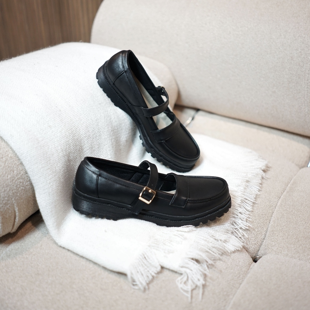 Jual BELLALI Viola Sepatu Mary Jane Wanita Black | Shopee Indonesia