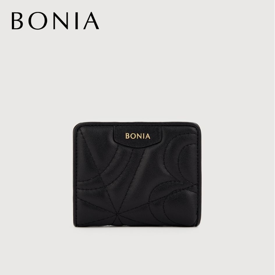 Jual Bonia - Camilla Bifold Short Wallet Black | Shopee Indonesia