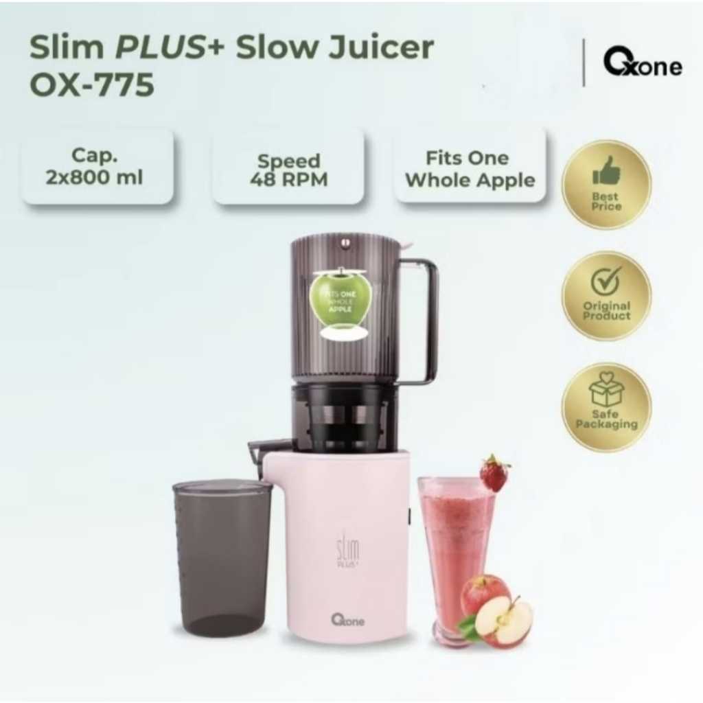 Jual Oxone OX 775 slim deluxe compact slow juicer OX775 Garansi Resmi | Shopee Indonesia