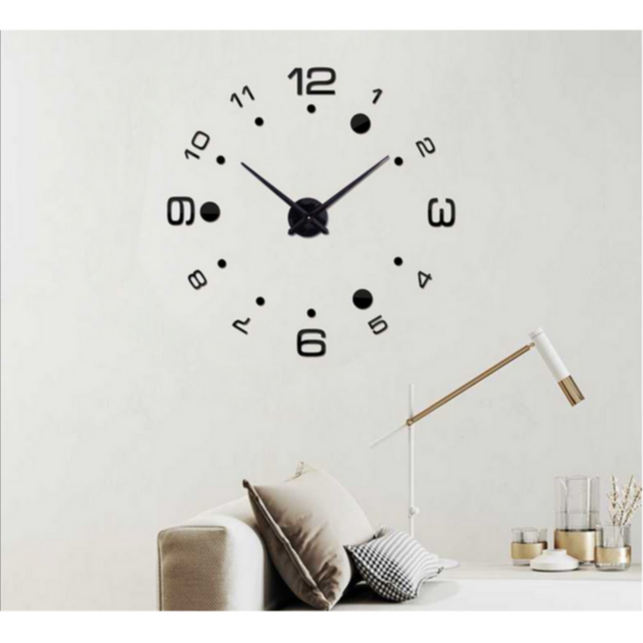 Jual Jam Dinding Tempel DIY Giant Wall Model Aesthethic Minimalist ...