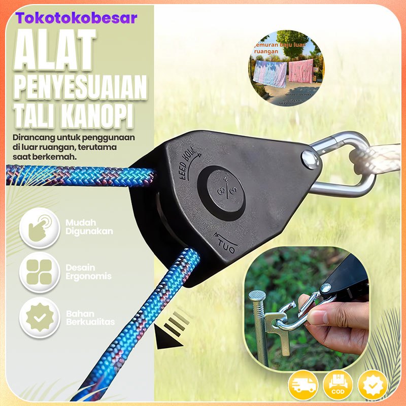 Jual Pengencang tali tenda baru yang tahan angin, pengencang tali yang ...