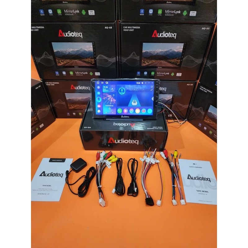 Jual Head unit android 10 inch audioteq ram 2 gb + rom 32 gb apple ...