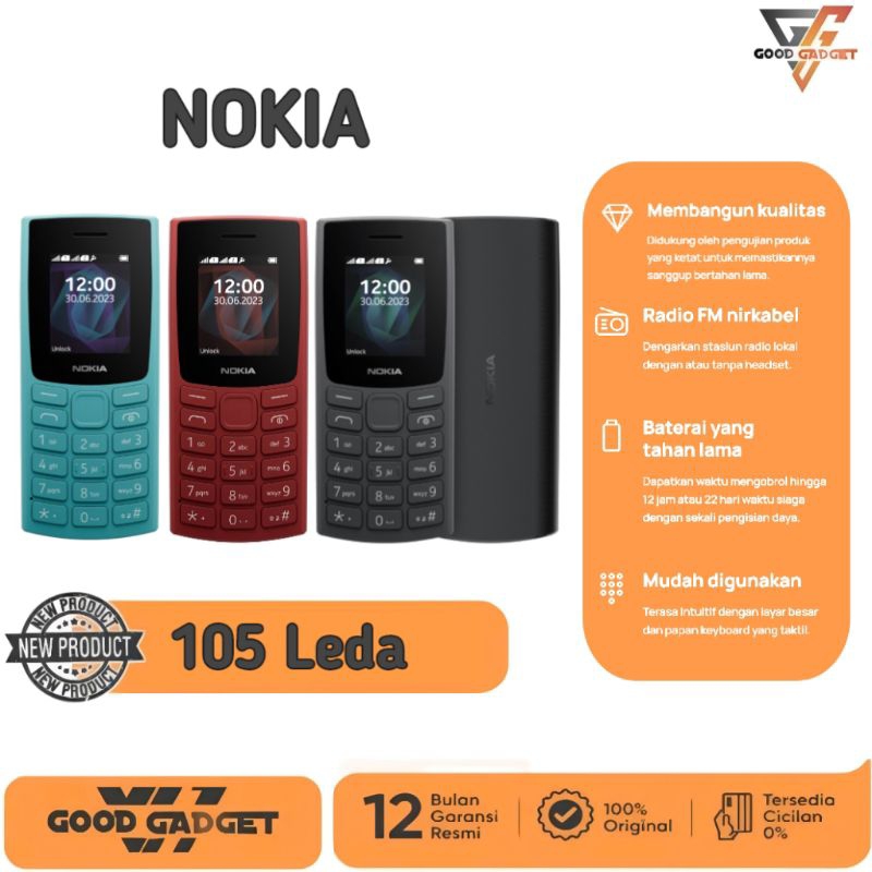 Jual Nokia 105 Leda New Garansi resmi | Shopee Indonesia