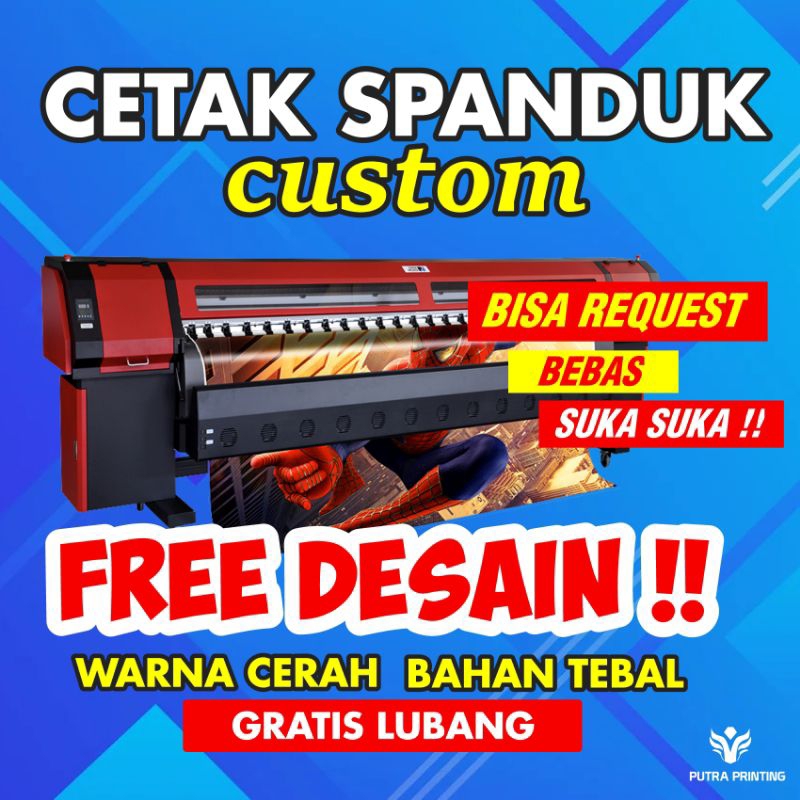 Jual Cetak Spanduk dan Banner Free desain dan bebas request ukuran ...