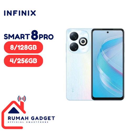 Jual INFINIX SMART 8 PRO 8+8/128GB GARANSI RESMI IMEI TERDAFTAR | Shopee Indonesia