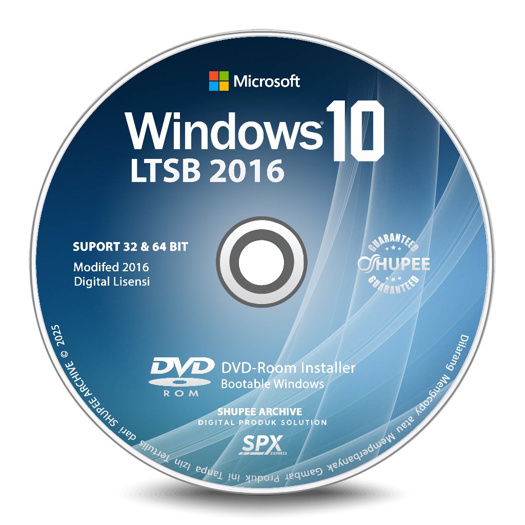 Jual Bisa COD - DVD Microsoft® Windows® 10 Enterprise LTSB 2016 32-Bit ...