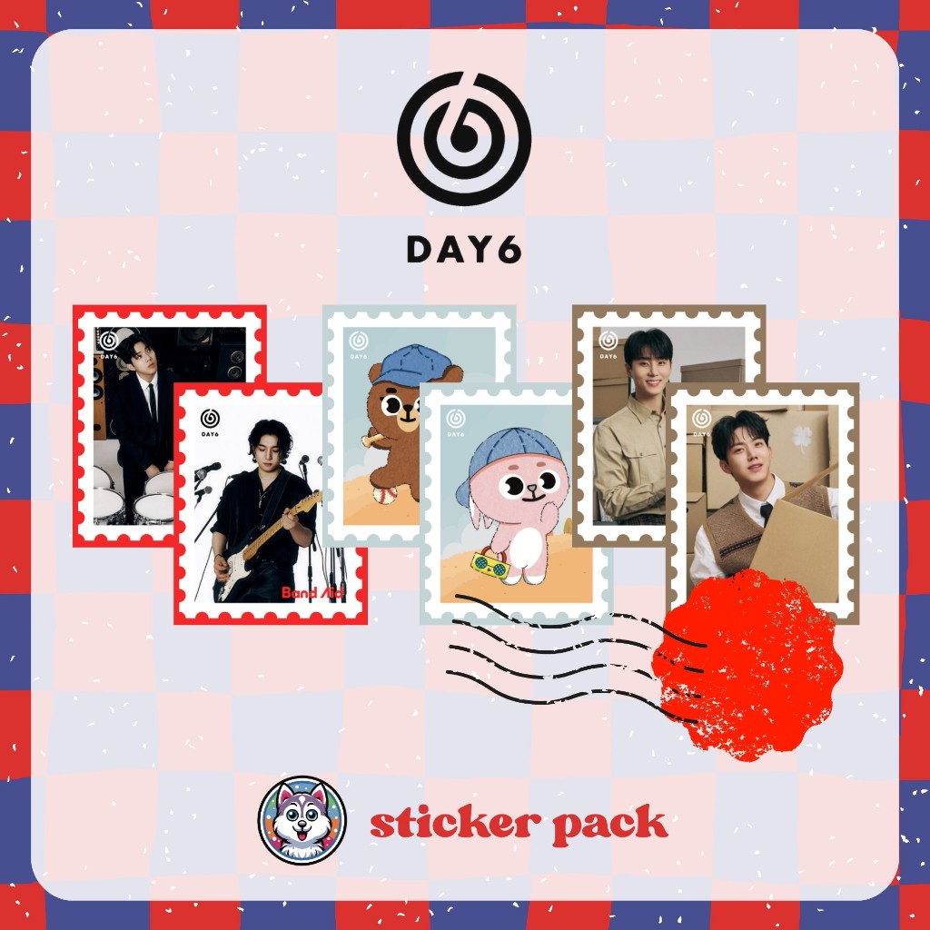 Jual Stiker Perangko DAY6 Denimalz kpop mini (sticker stamp album ...