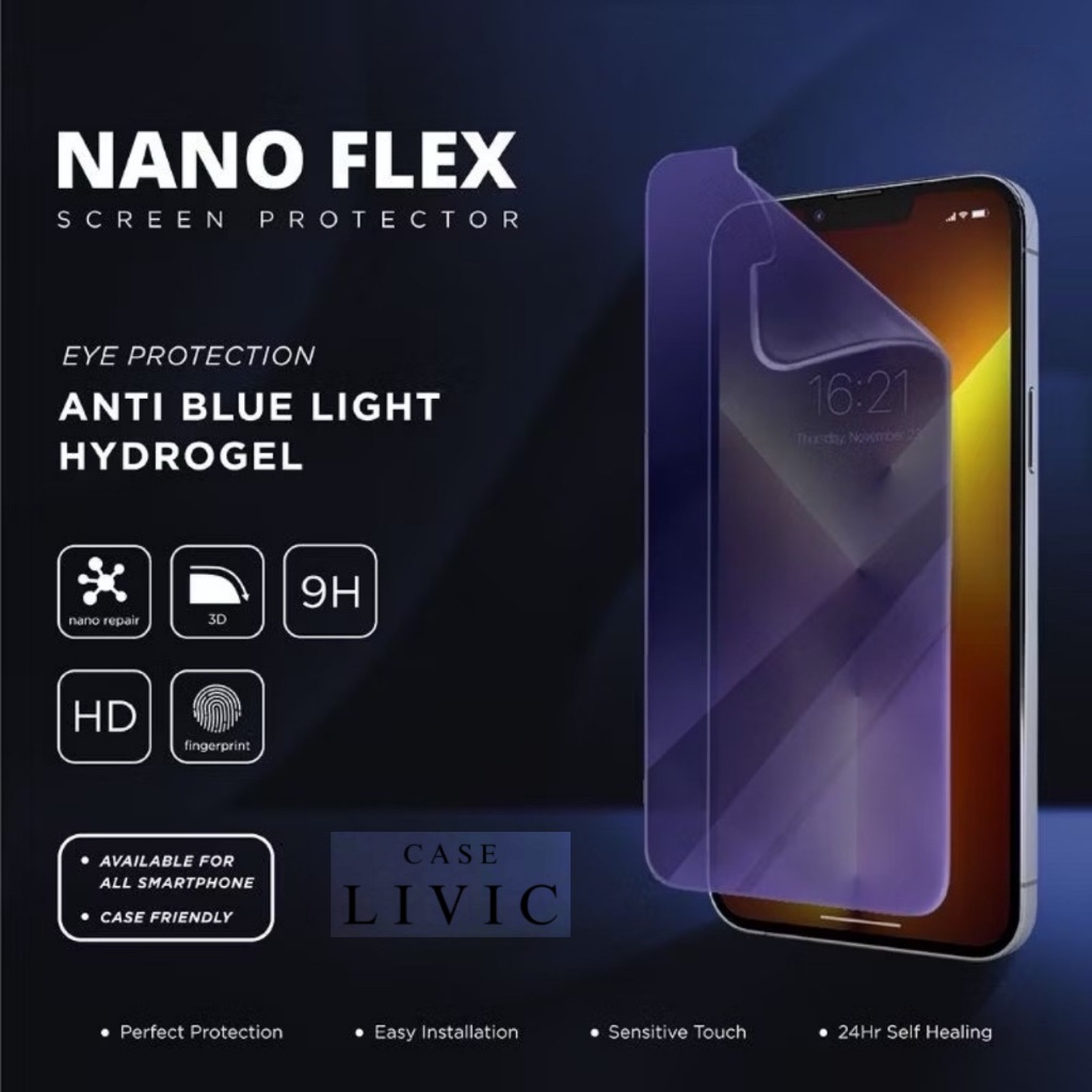 Jual Nano Flex Hydrogel Anti UV Blue Ray Matte iPhone 5 5S 6 6S 6+ 6S ...