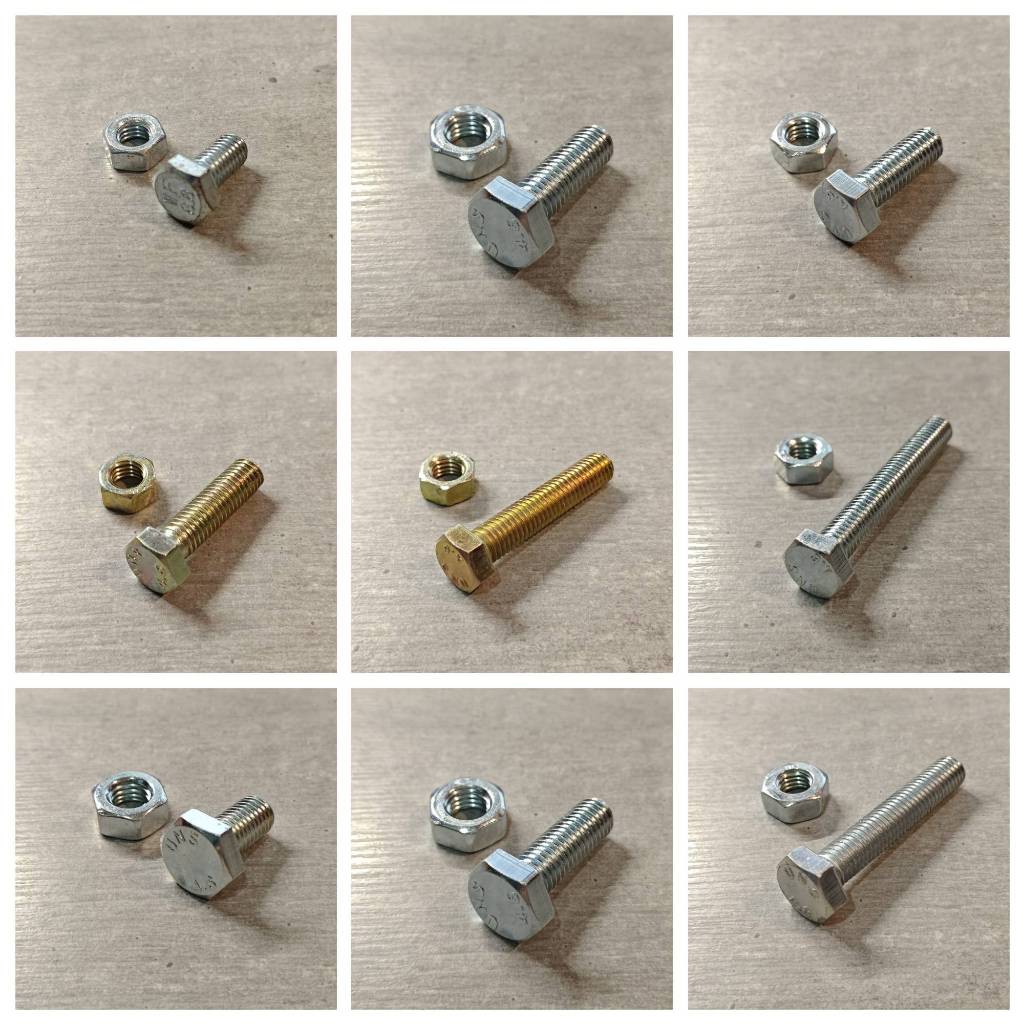 Jual Mur dan Baut Hex & Plus Kepala Bulat M8 M10 – Per 10 pcs | Baut ...