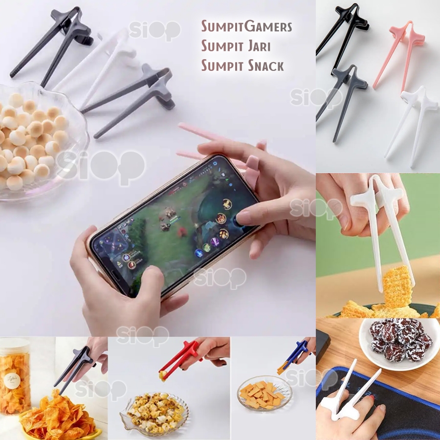 Jual V3J3 Sumpit Jari Gaming Sumpit Gamers Snack Cemilan Free Hands ...