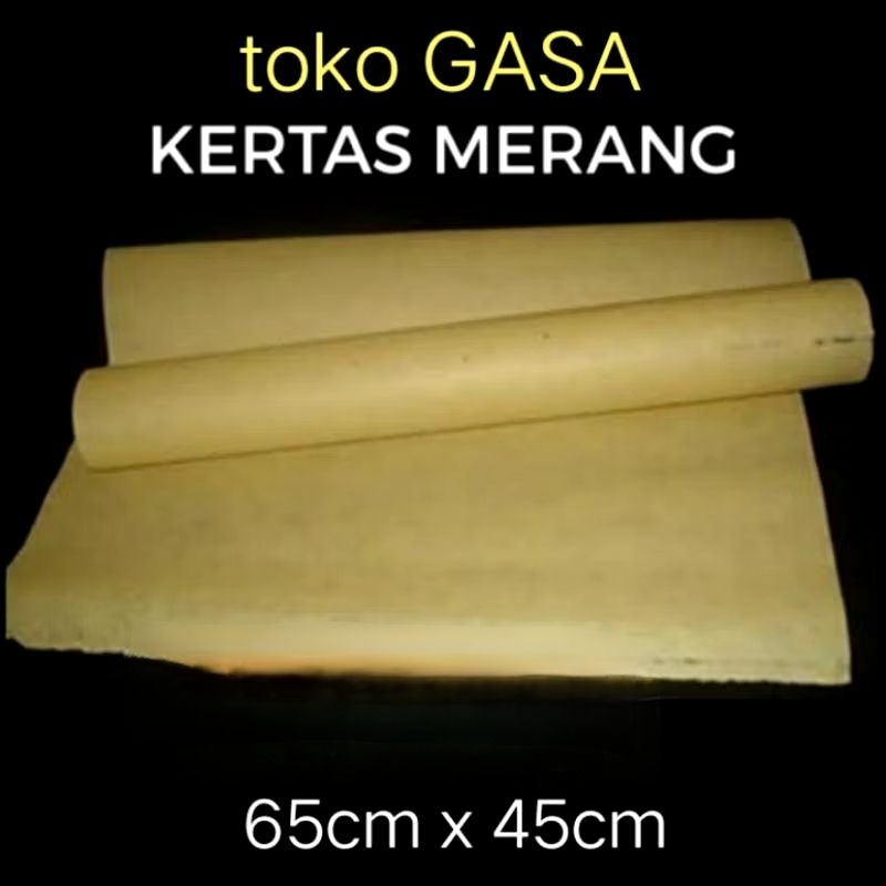 Jual KERTAS MERANG-PADI/Kertas Serap Minyak untuk gorengan Uk 65cm x ...