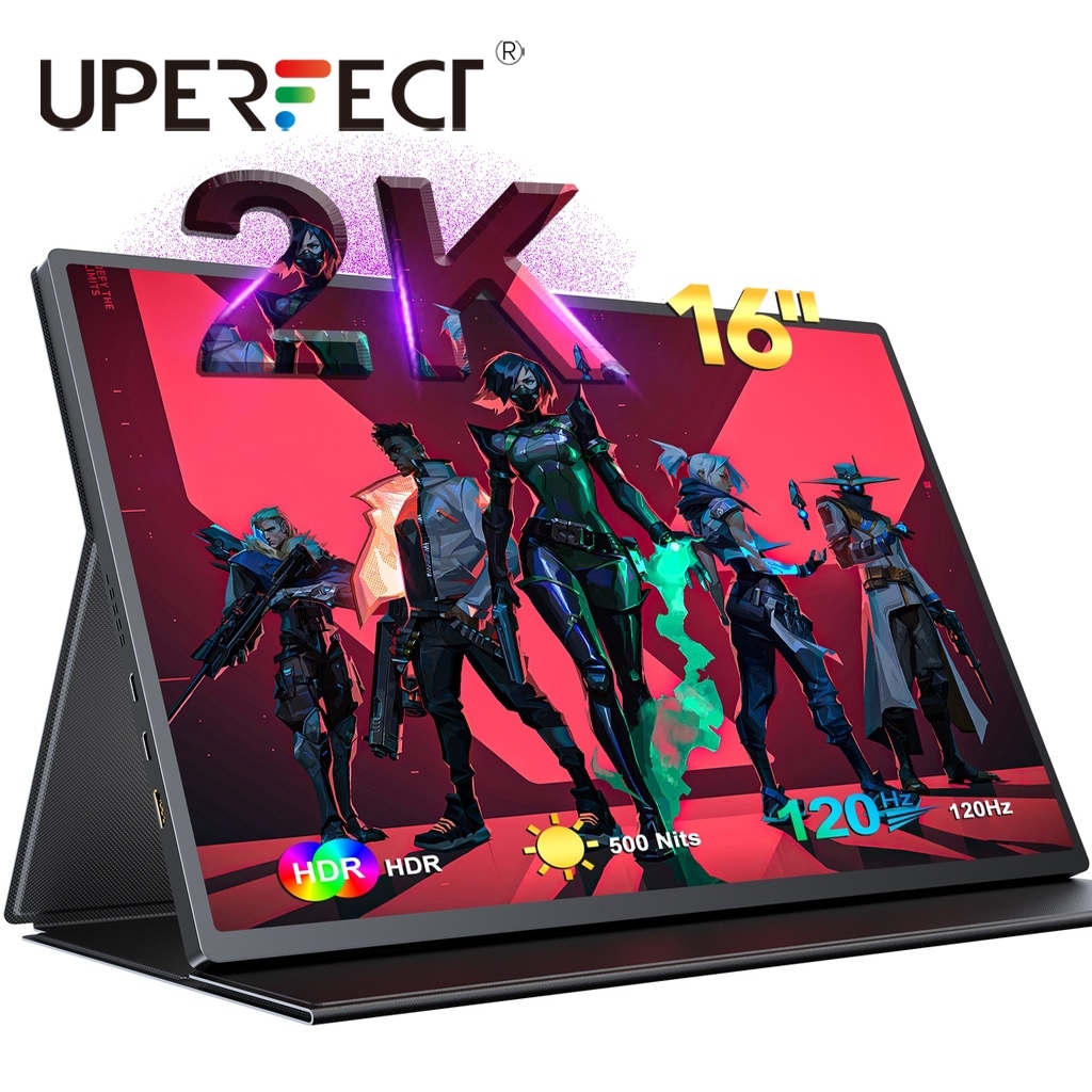 Jual UPERFECT Portable Monitor 16 inch 2K 120Hz 2560*1600 400 External ...