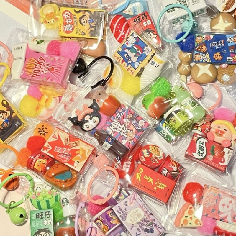 Jual japanese food trinkets keychain [gantungan kunci pouch] | Shopee ...