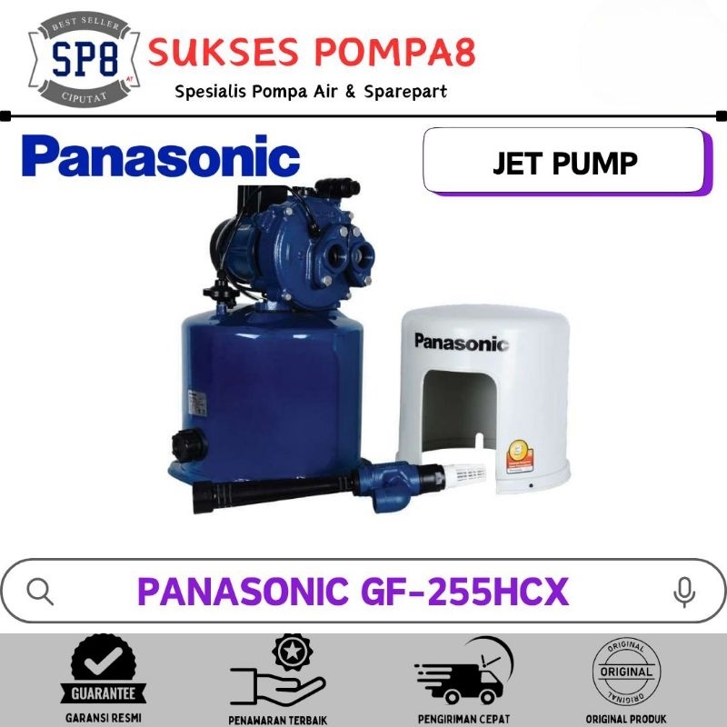 Jual Pompa Air Panasonic GF-255 HCX Otomatis / Pompa Air Jet Pump ...