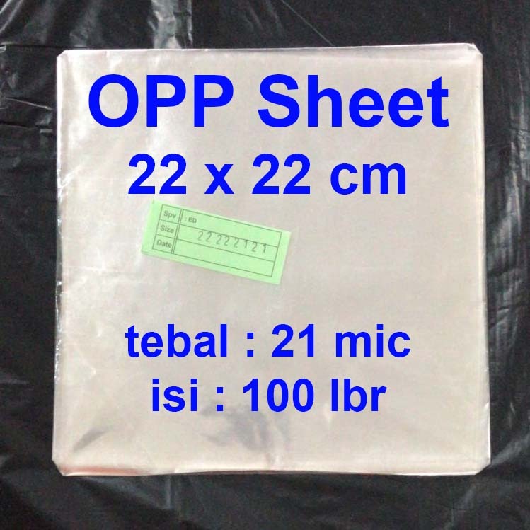 Jual OPP Sheet / Plastik OPP Lembaran Transparan / Bening | Shopee ...