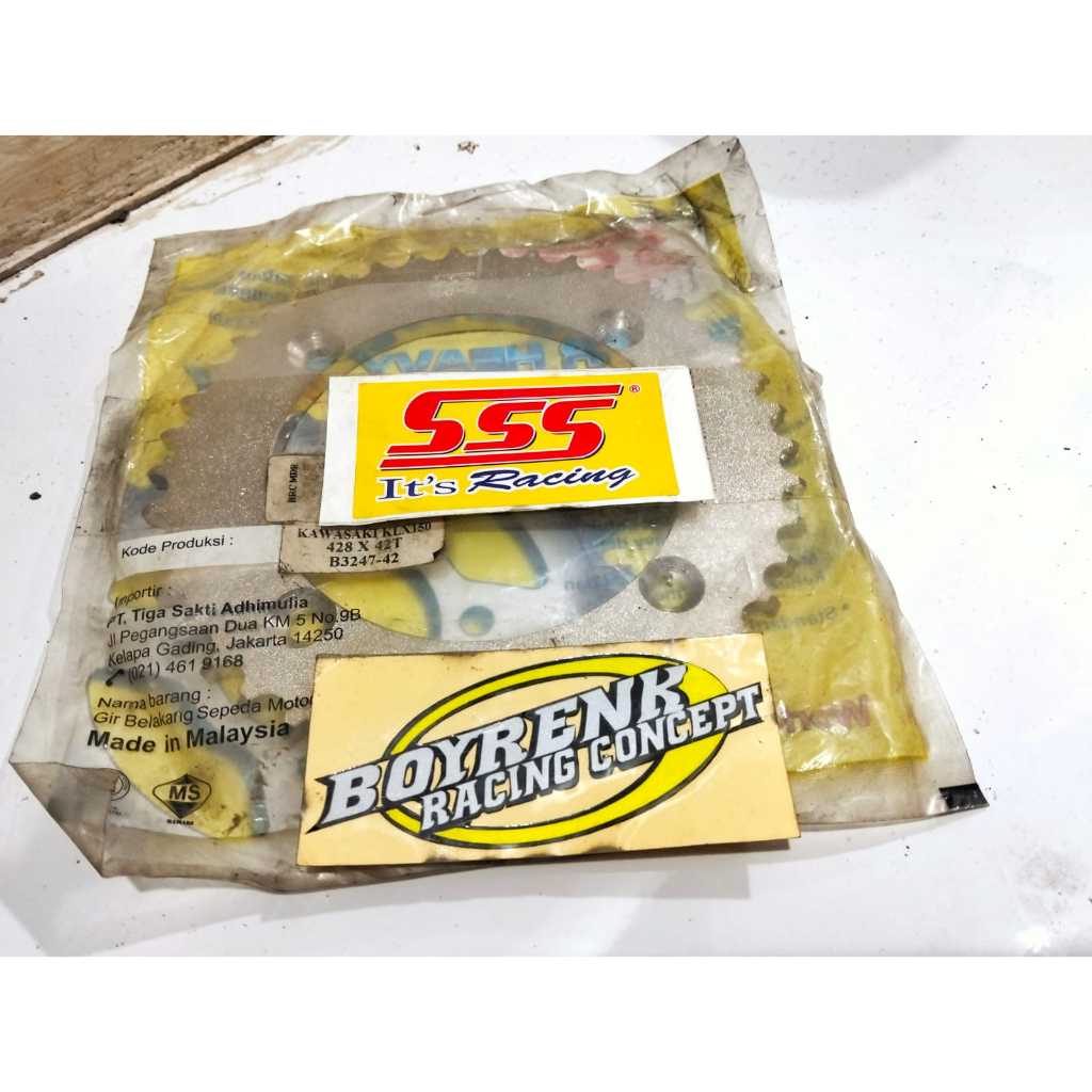 Jual SSS Gear Belakang Kawasaki KLX 150 KLX150 D-tracker Tipe Gear 428 ...