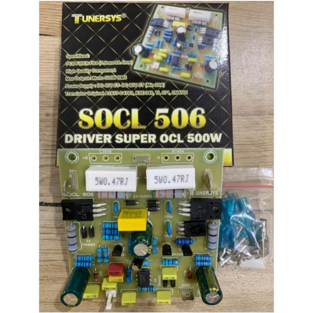 Jual Driver Power SOCL 506 Tunersys Super OCL Ampli Amplifier 500W | Shopee Indonesia