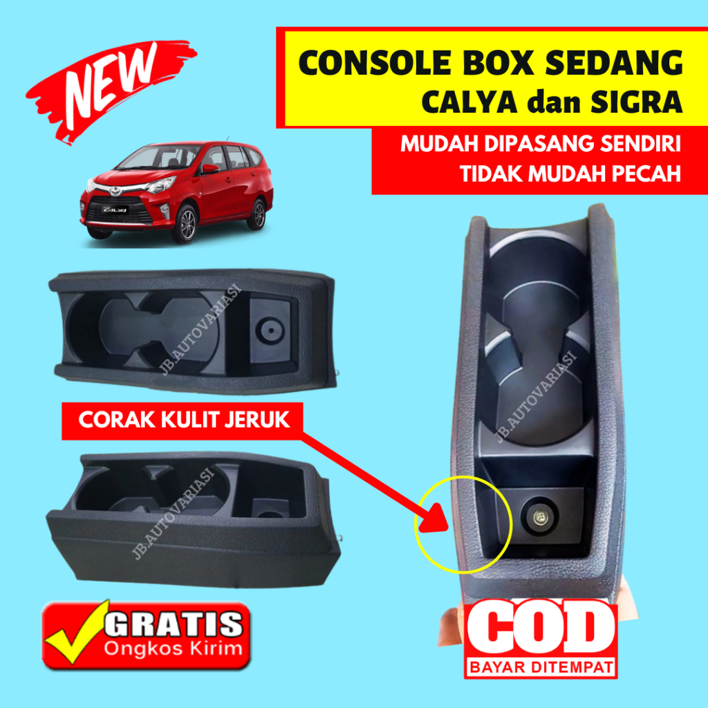 Jual Consol Box Tengah Calya Sigra ukuran Sedang Model Original Console ...