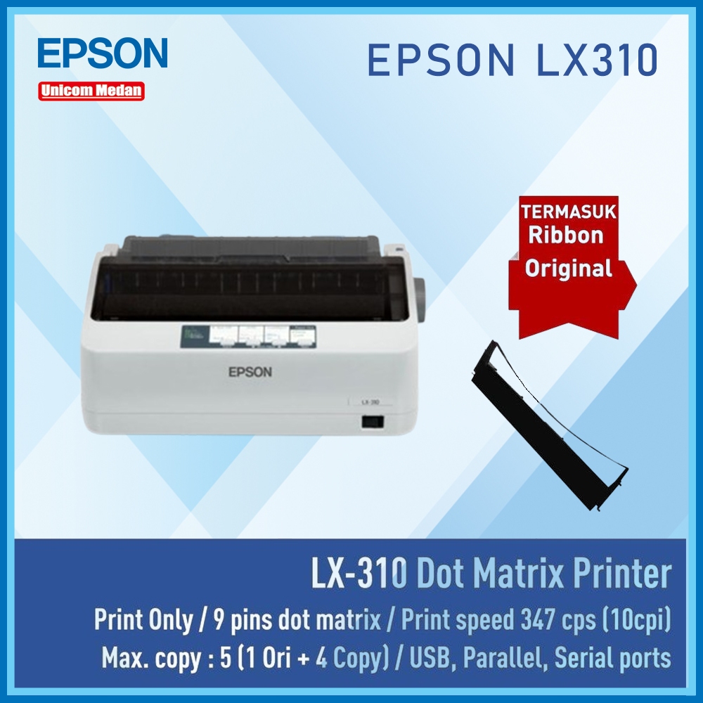 Jual Printer Epson LX310 Printer Dot Matrix LX310 Original | Shopee ...