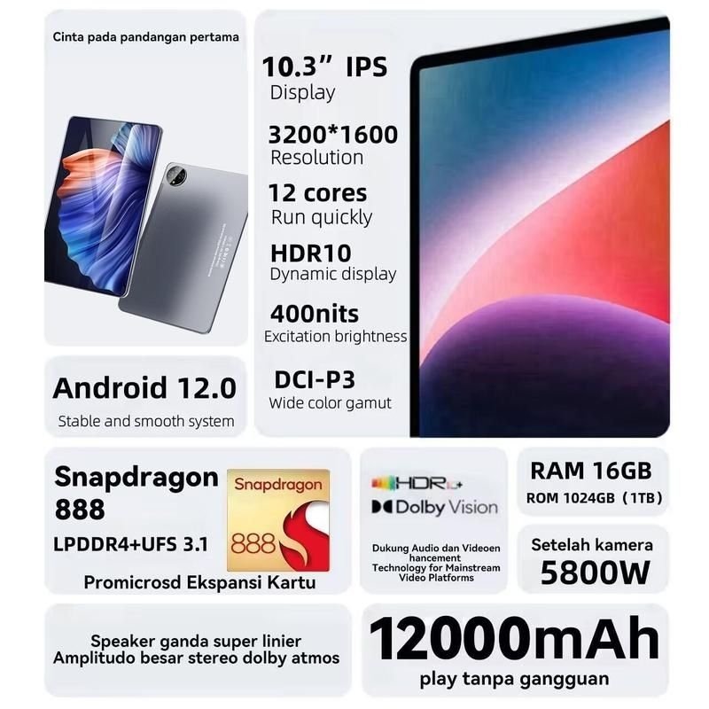 Jual Flash Sale!!! Tablet Matepad Hanzhong H13pro | Shopee Indonesia