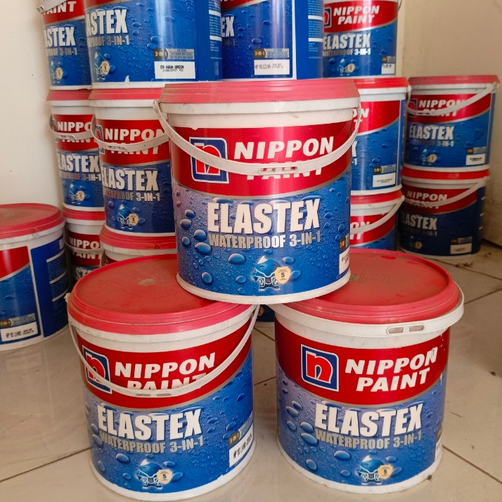 Jual Cat Nippon Elastex Galon 4kg Promo Murah | Shopee Indonesia