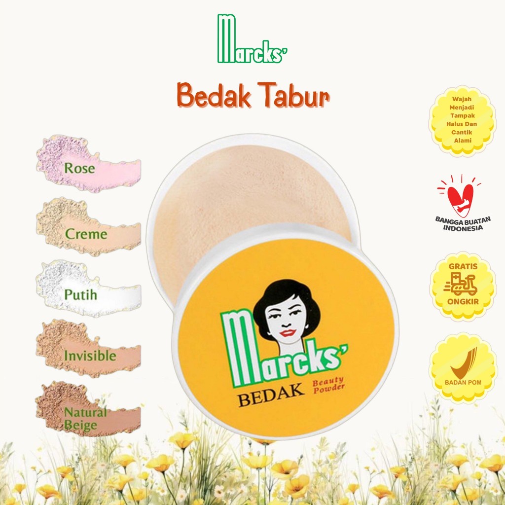 Jual MARCK'S Marcks Bedak Beauty Powder Classic 40gr | Shopee Indonesia