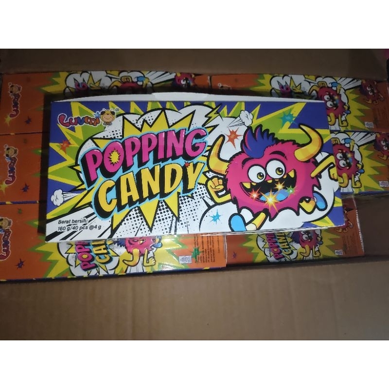 Jual POPPING CANDY HALAL( ISI 40 Pcs / Box ) | Shopee Indonesia