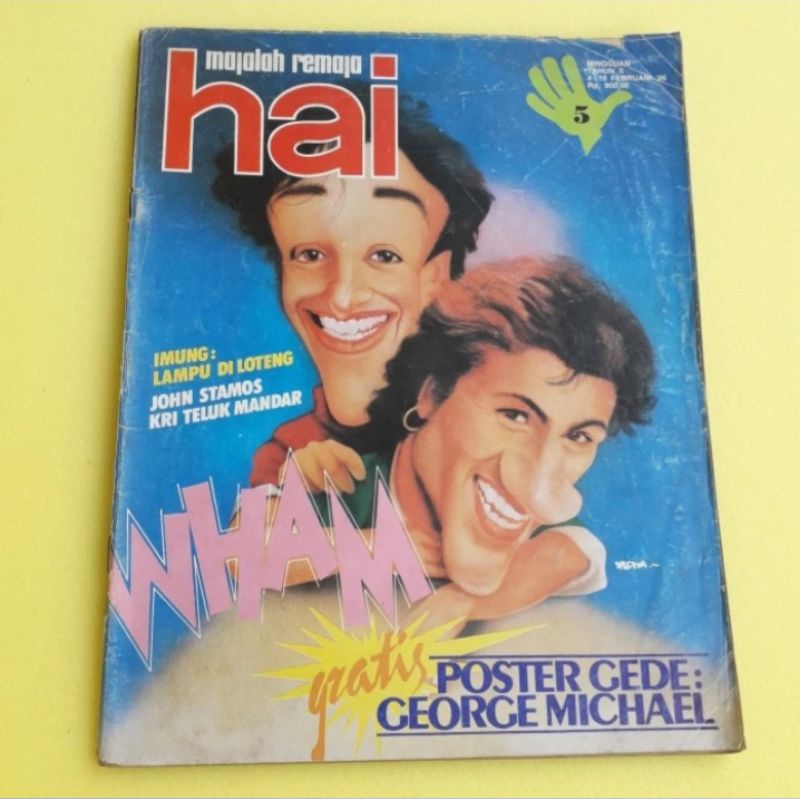 Jual Majalah Hai no.5, 1986, Wham + poster besar. | Shopee Indonesia