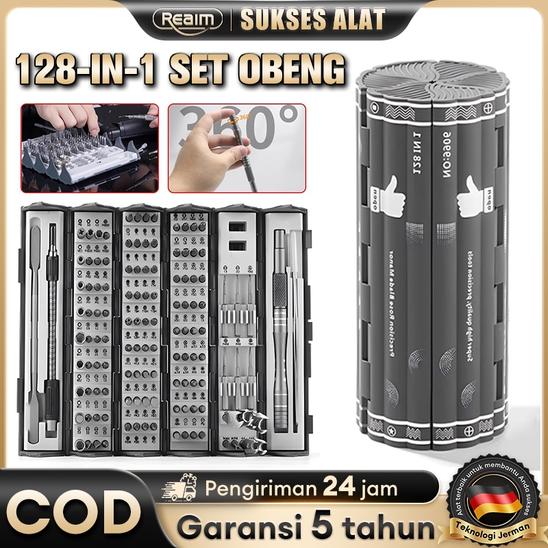 Jual 128 In 1 Set Obeng Presisi Dengan Mata Bor Magnet Multi-Fungsi All-In-One Pembongkaran ...