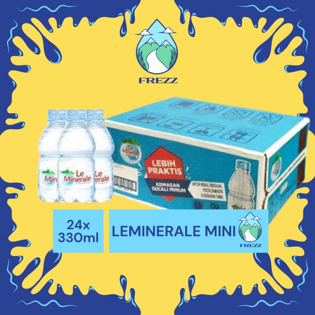 Jual (KARGO / REGULER) Le Minerale mini 330ml DUS Isi 24 Pcs Per Karton - READY Lemineral Air ...