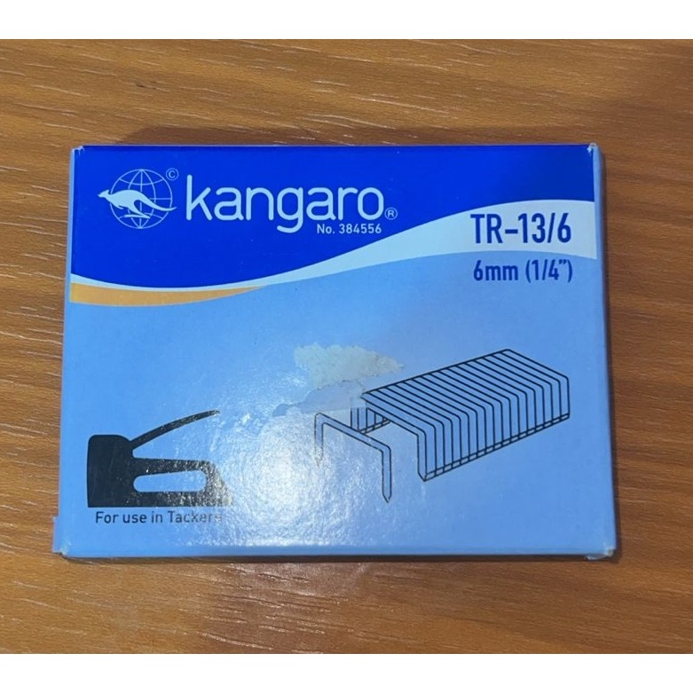 Jual Isi Staples Tembak TR-13/6 = 6mm (1/4") KANGARO (1 pcs) | Shopee ...