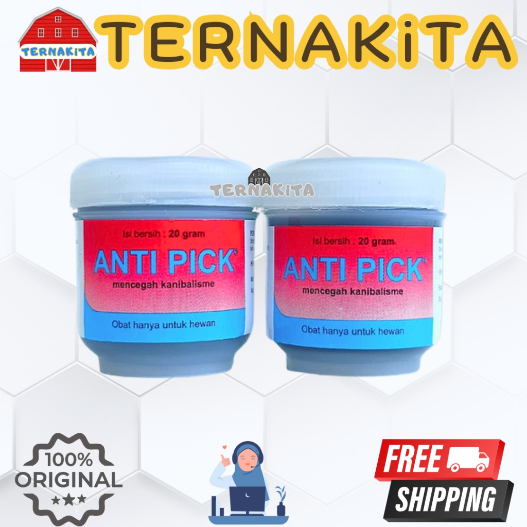 Jual ANTI PICK 20 gr SALEP - Obat Anti Kanibalisme Unggas Ayam Luka ...