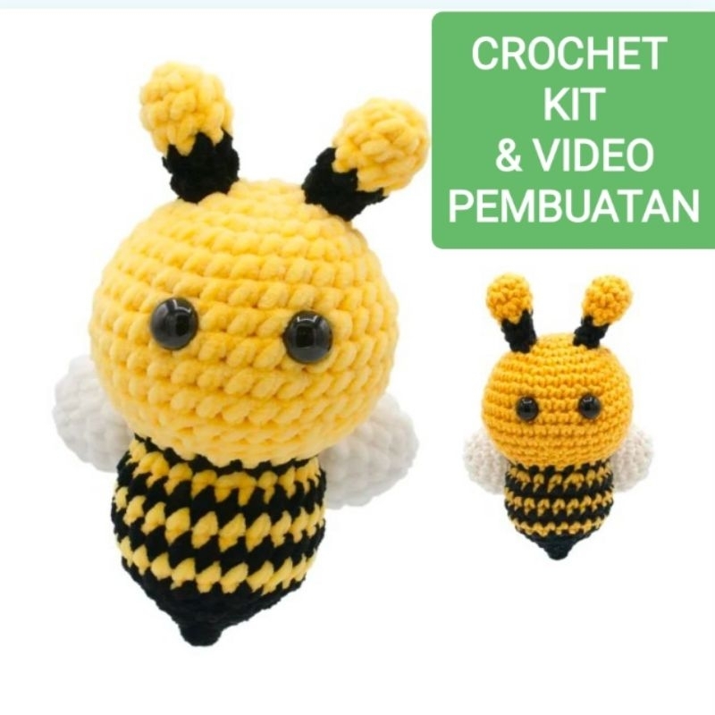 Jual CROCHET KIT BEBEK DIY PAKET MERAJUT AMIGURUMI dengan Video ...