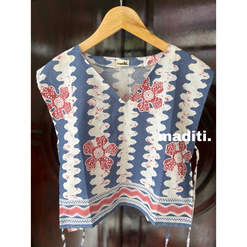 Jual Vest Batik Wanita Vest Rompi Outer Cardigan Cantik Vest Modern ...