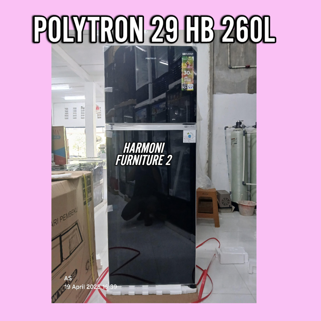 Jual KULKAS POLYTRON 2 PINTU TANPA BUNGA ES PRW 29 HB 260 LITER ...
